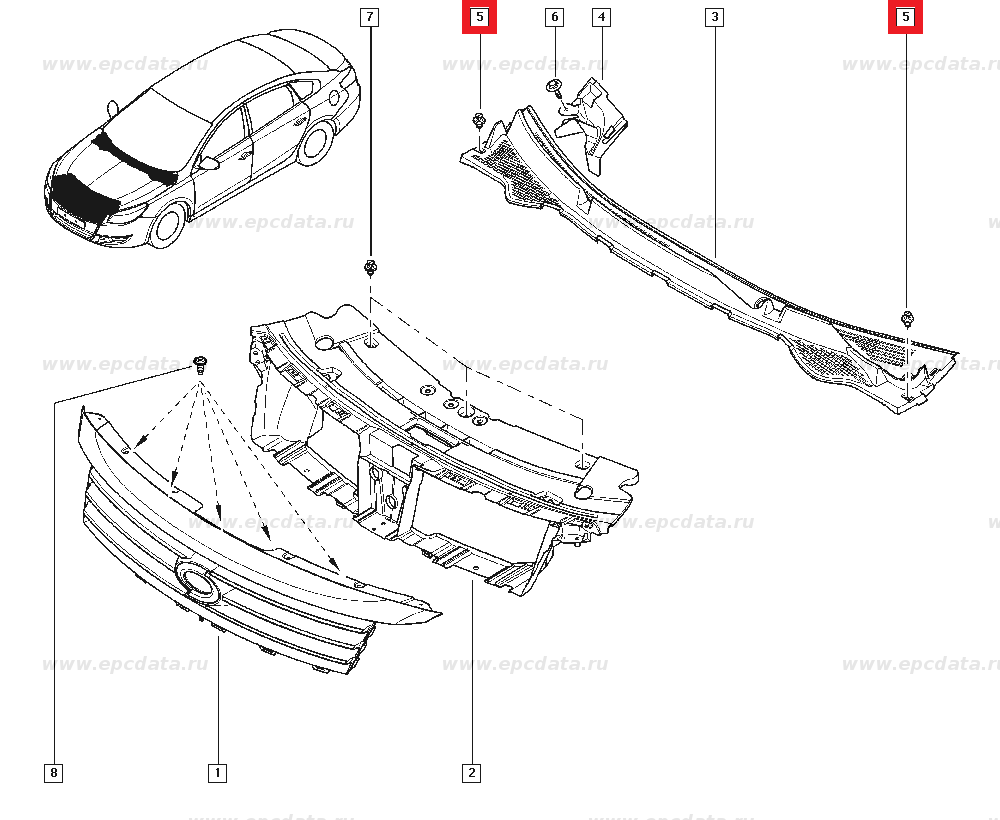 7703072361 - Clip cava roda 6,2mm :: ALL4RENAULT