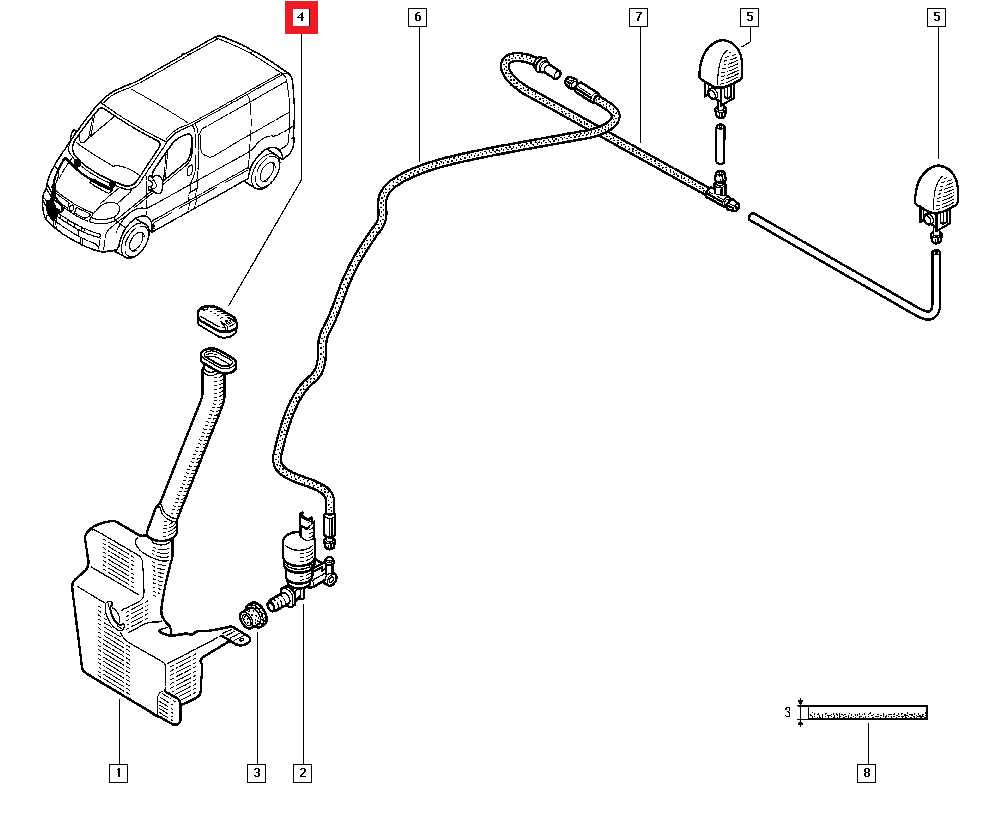 7700411279 - Tampa deposito limpa vidros :: ALL4RENAULT