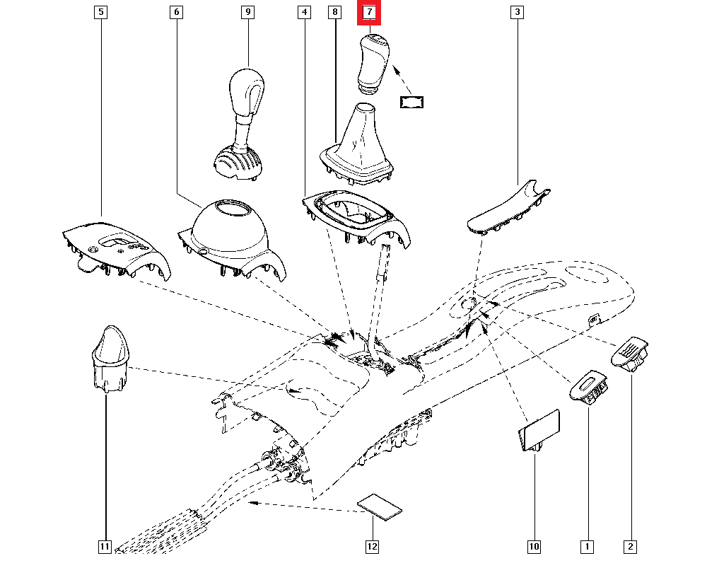 8200379950 - Moca das mudanças R/1/2/3/4/5 :: ALL4RENAULT