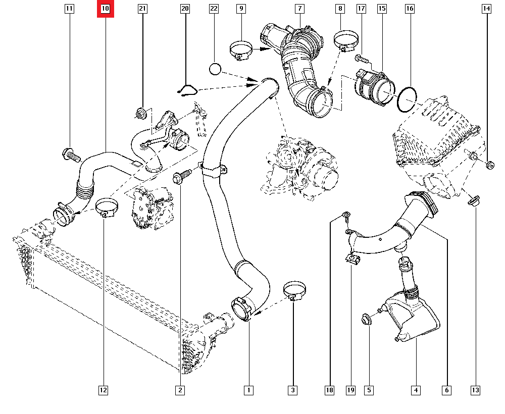8200907826 - Tubo ar :: ALL4RENAULT
