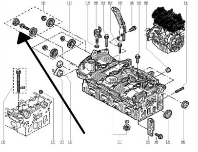 7701471629 - Kit retentores cabeça motor :: ALL4RENAULT