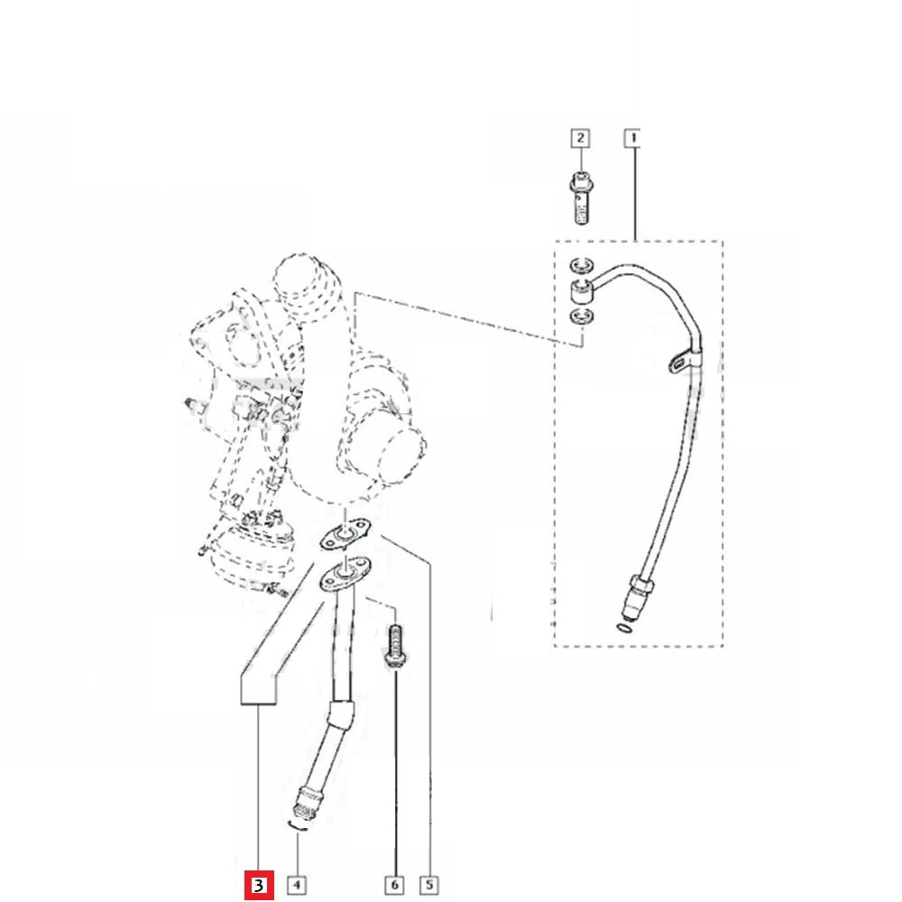 8200469697 - Tubo óleo TURBO :: ALL4RENAULT
