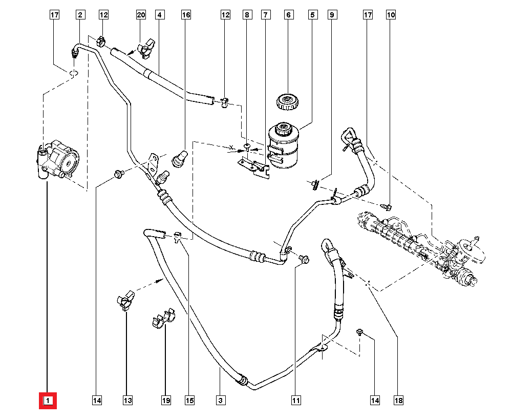 491108049R - Bomba direcção assistida :: ALL4RENAULT