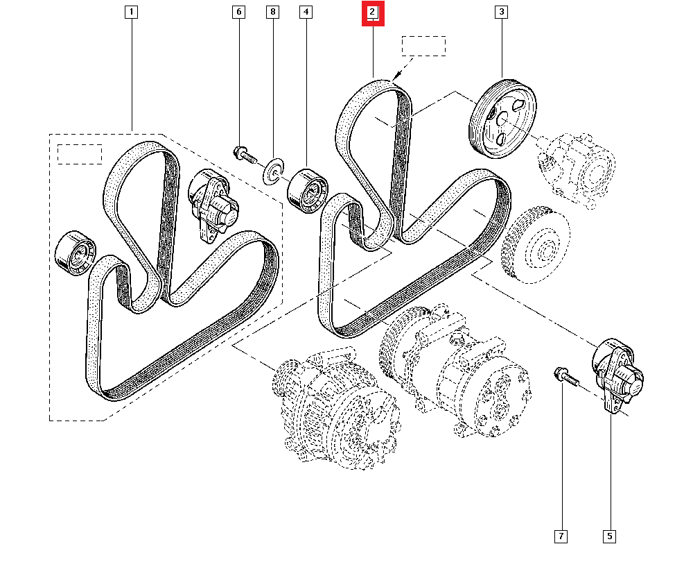 117206842R - Correia 6PK 1822mm :: ALL4RENAULT