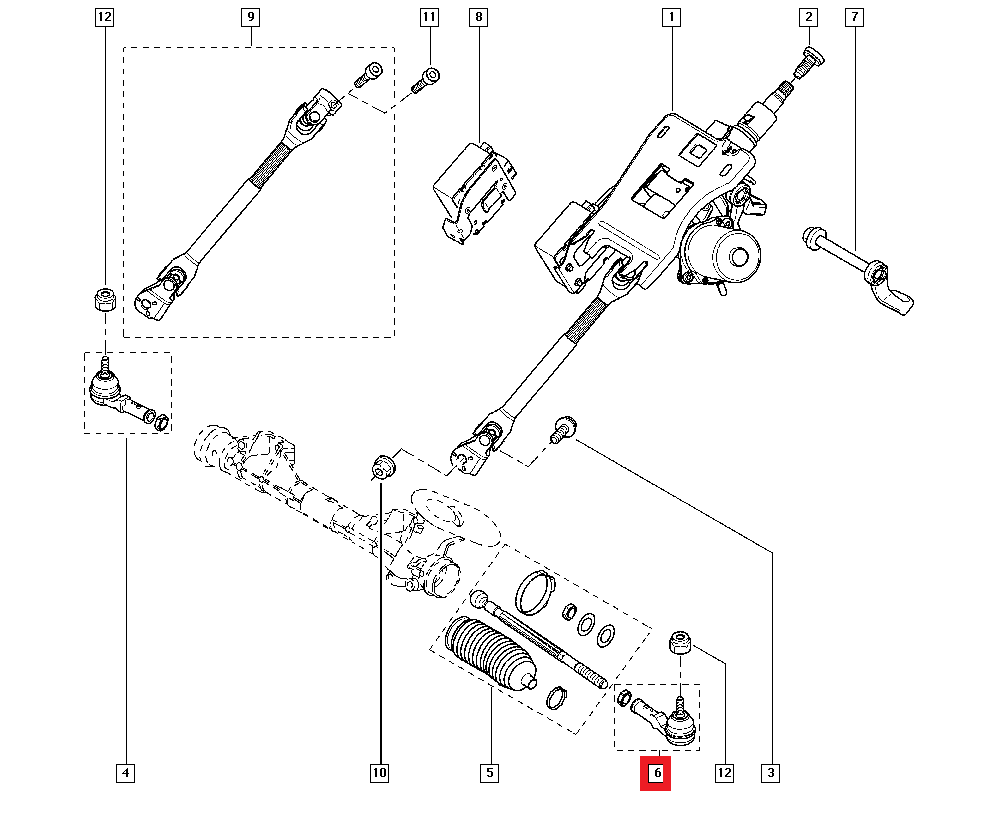 7701474492 - Rotula direcção esquerda :: ALL4RENAULT