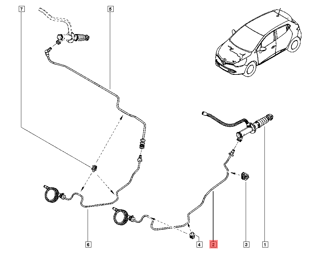 308516865R - Tubo embraiagem :: ALL4RENAULT