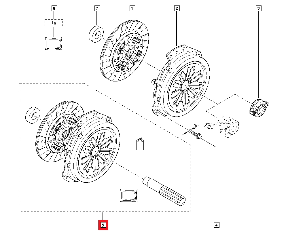 302057302R - Kit embraiagem 220mm (26 dentes) RENAULT :: ALL4RENAULT