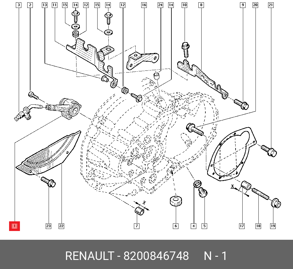 8200846748 - Rolamento embraiagem :: ALL4RENAULT