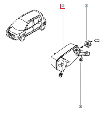 7701474499 - Reservatório vaso expansão plástico :: ALL4RENAULT