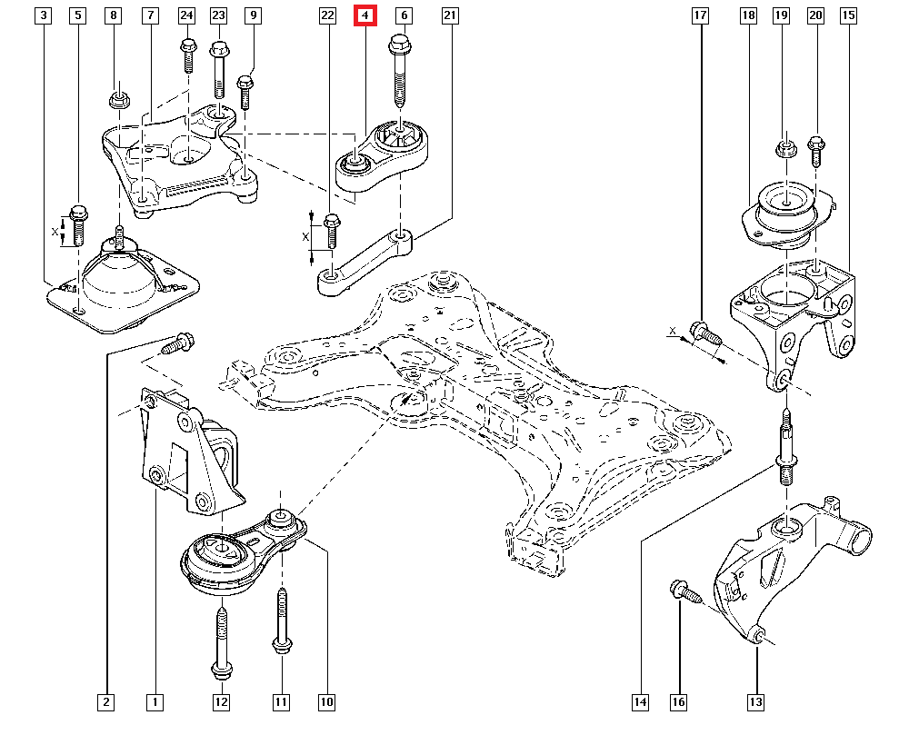 8200049246 - Apoio motor direito :: ALL4RENAULT