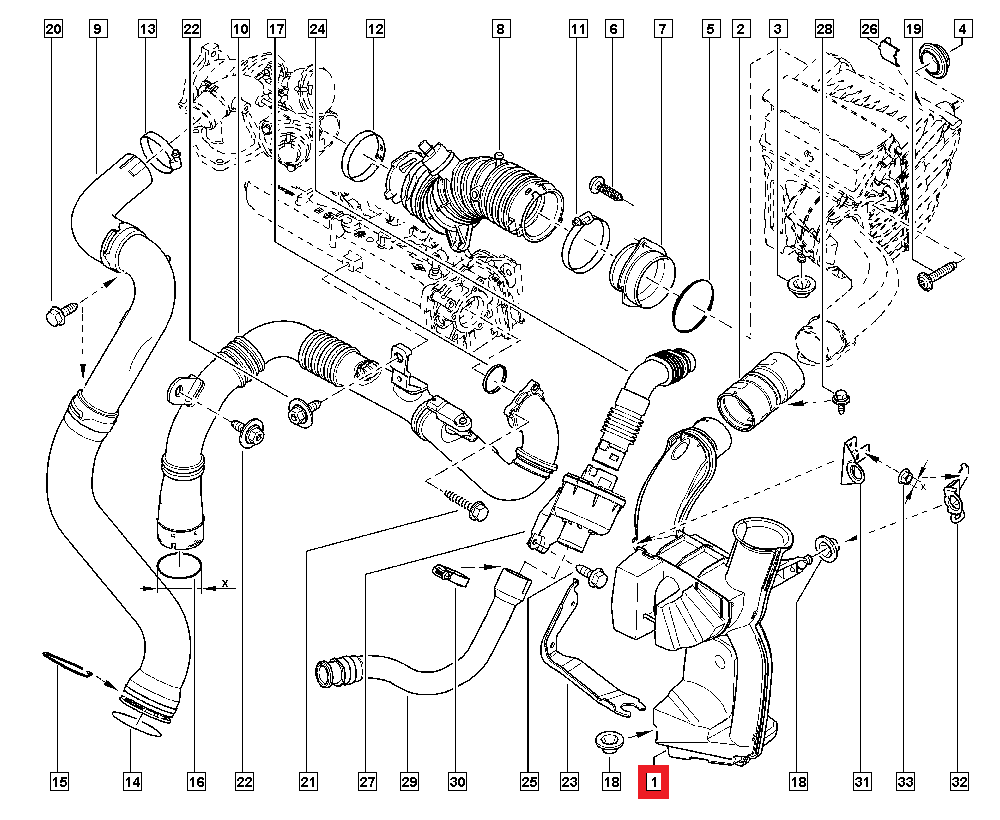 165854265R - Caixa resonancia admissão :: ALL4RENAULT
