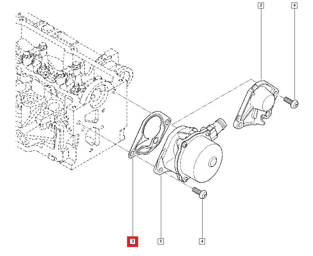 8200073003 - Junta bomba vacuo :: ALL4RENAULT