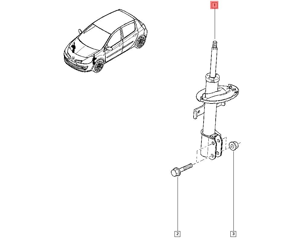 543022134R - Amortecedores frente JAPKA :: ALL4RENAULT